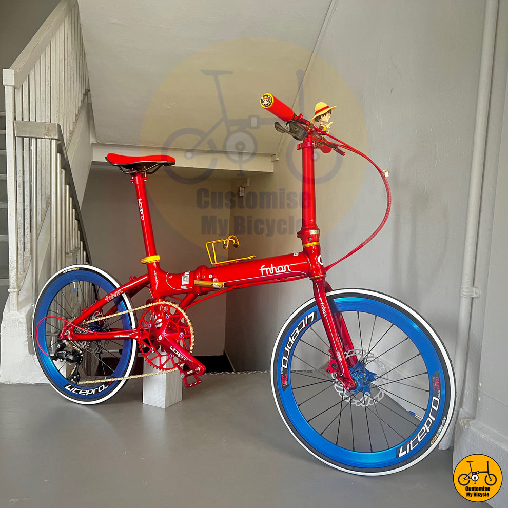Fnhon Blast 22” Foldable Bike – Inspired by One Piece Manga Colors ...
